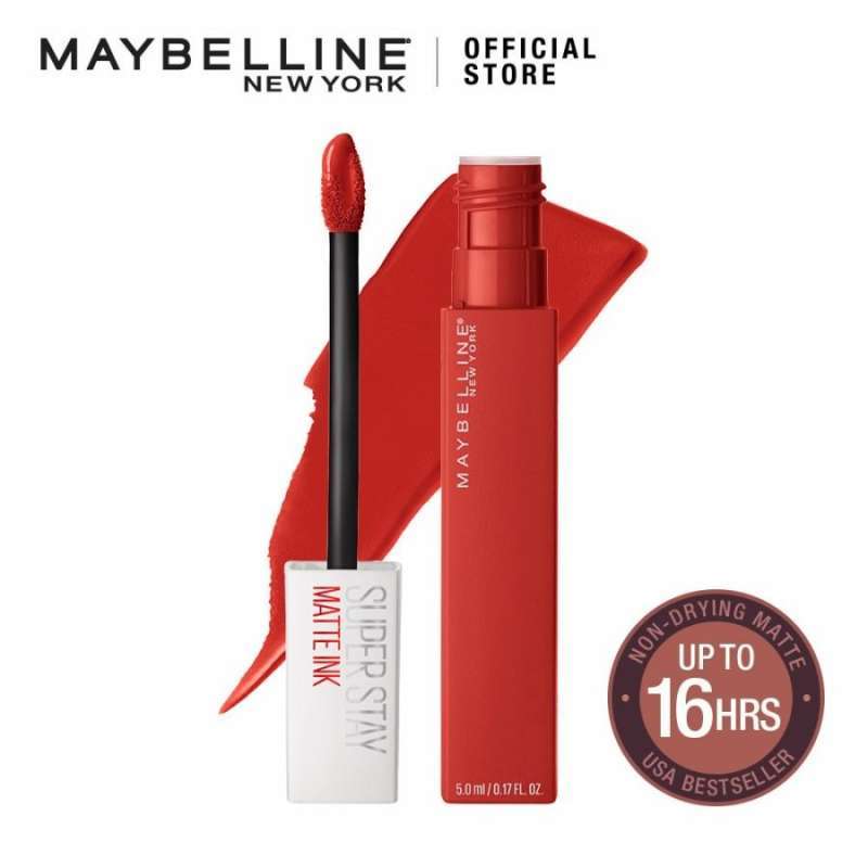 Jual Maybelline Superstay Matte Ink Liquid Matte Lipstick Shade Red Di ...