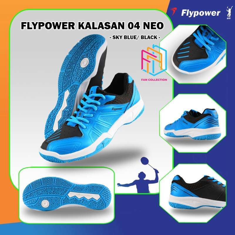 Promo Flypower Kalasan 04 Neo Sepatu Badminton Original Diskon 5% di ...