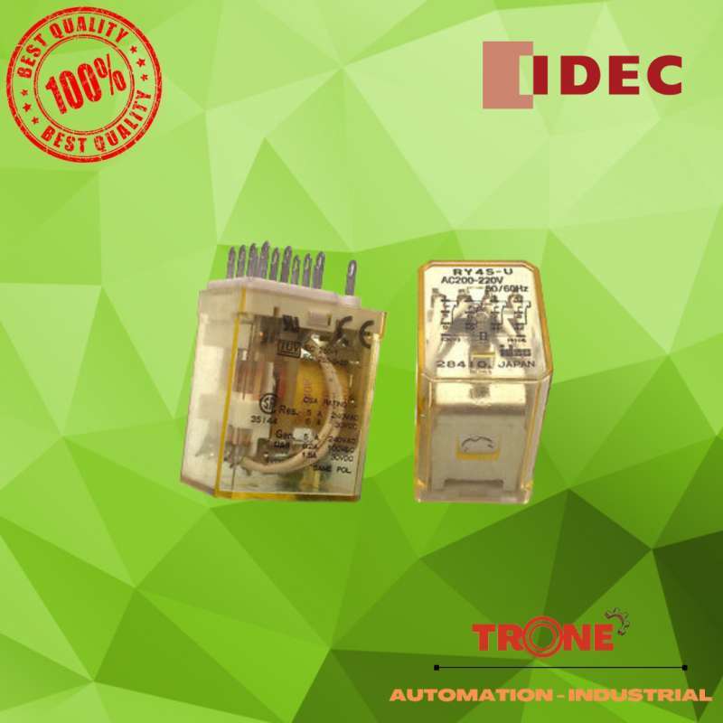 Jual IDEC RY4S-U AC 220V 14 Pin 220VAC Mini Electromagnetic Relay READY ...