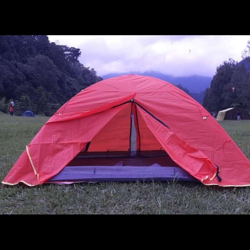 Jual Paket Tenda Camping 2P LWY Compass Alloy dan Footprint SKY Compass ...