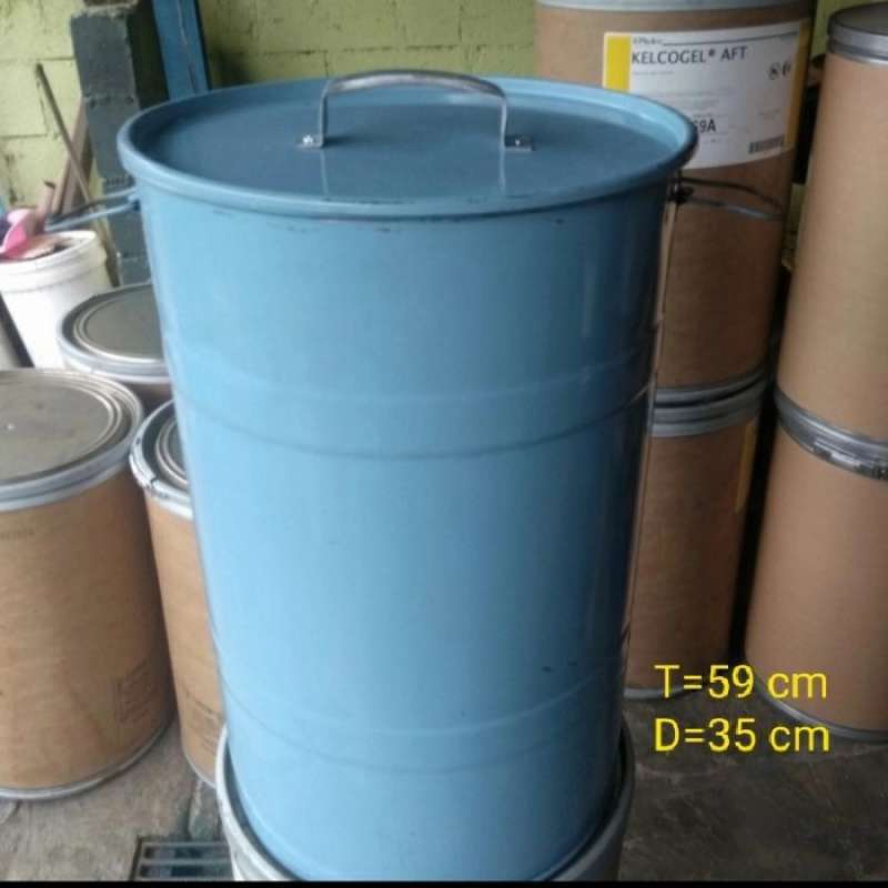 Promo Drum Besi/tong Sampah/tempat Sampah 50 Liter Diskon 14% Di Seller ...