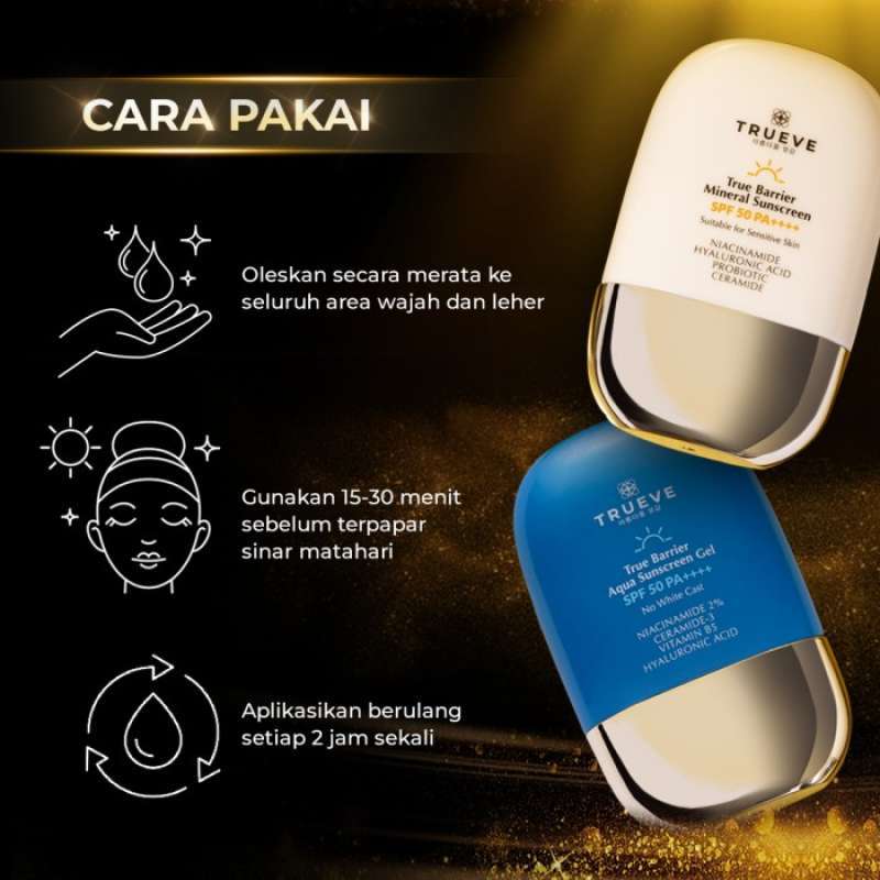 Jual Trueve Barrier Aqua Sunscreen Gel 30 G Di Seller Baby's Room ...