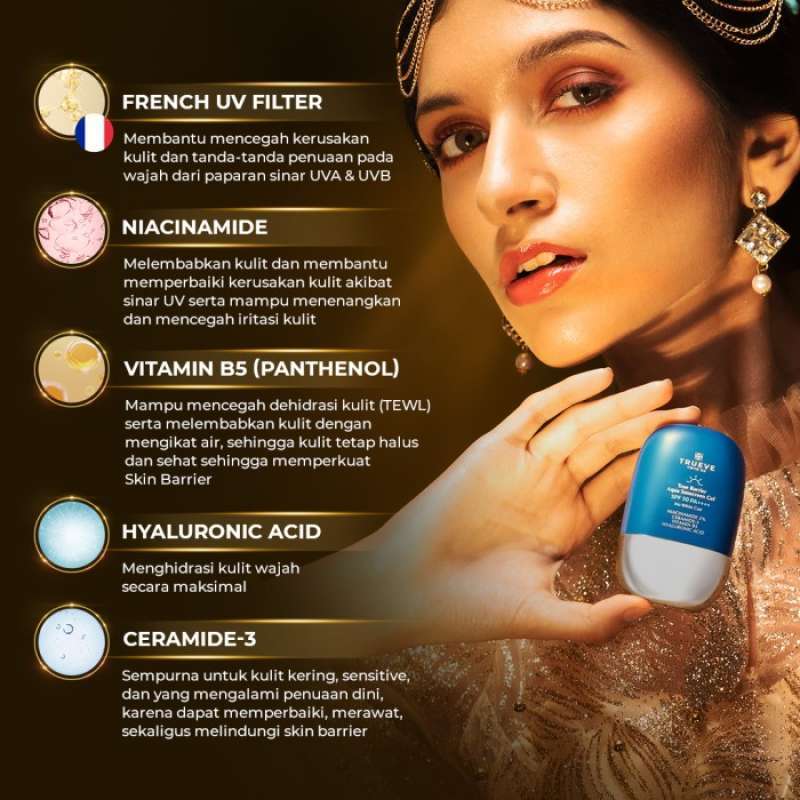 Jual Trueve Barrier Aqua Sunscreen Gel 30 G Di Seller Baby's Room ...