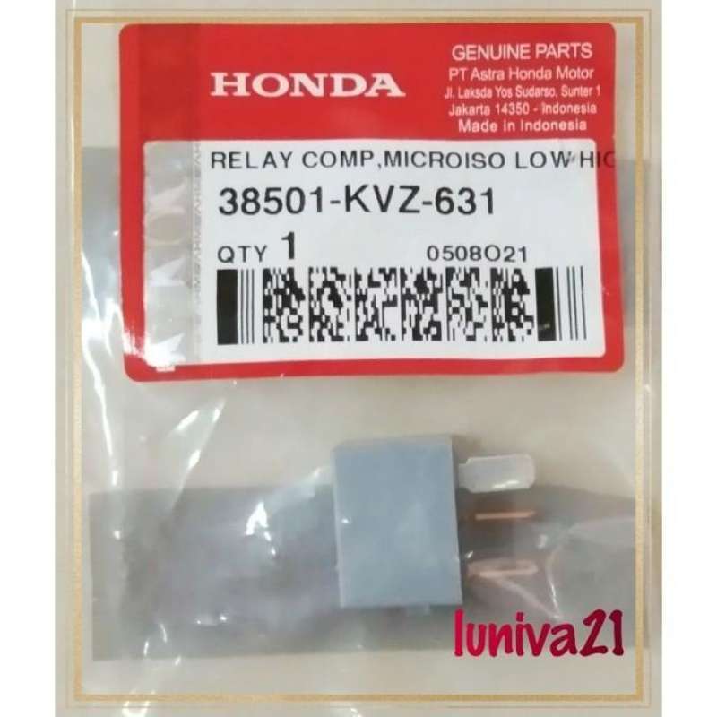 Jual Relay Comp Start Relay Stater 38501-KVZ-631 di Seller Luniva21 ...