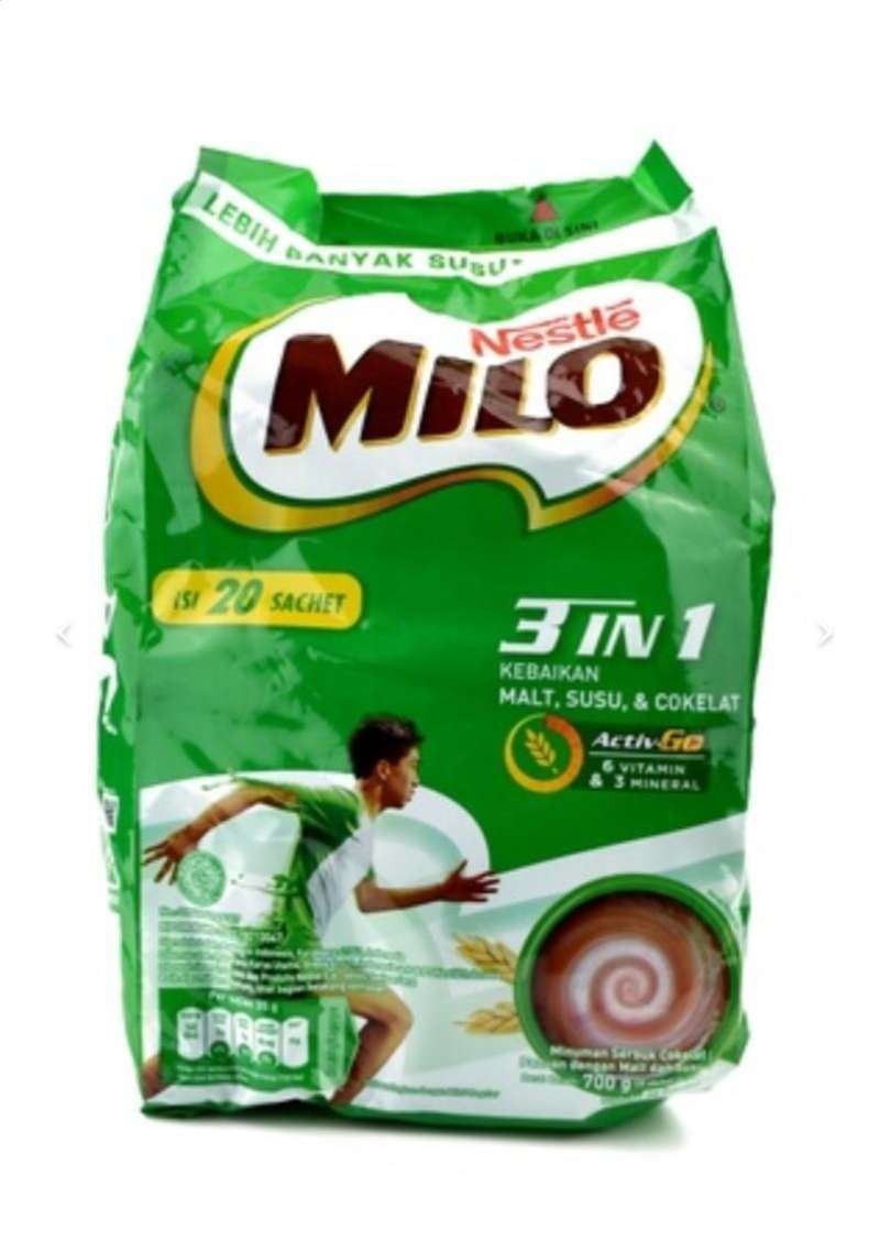 Jual Susu Milo 3 In 1 Isi 20 Terbaru - Harga Promo Februari 2024 | Blibli