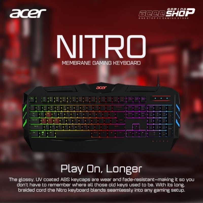 Promo ACER Predator Nitro Gaming Keyboard NKB810 / Keyboard ACER NKB810 ...