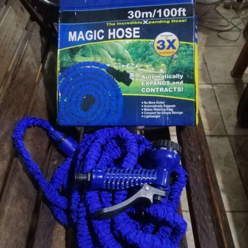 Jual MAGIC HOSE 30M / SEMPROTAN SELANG FLEKSIBEL ELASTIS SELANG TAMAN ...