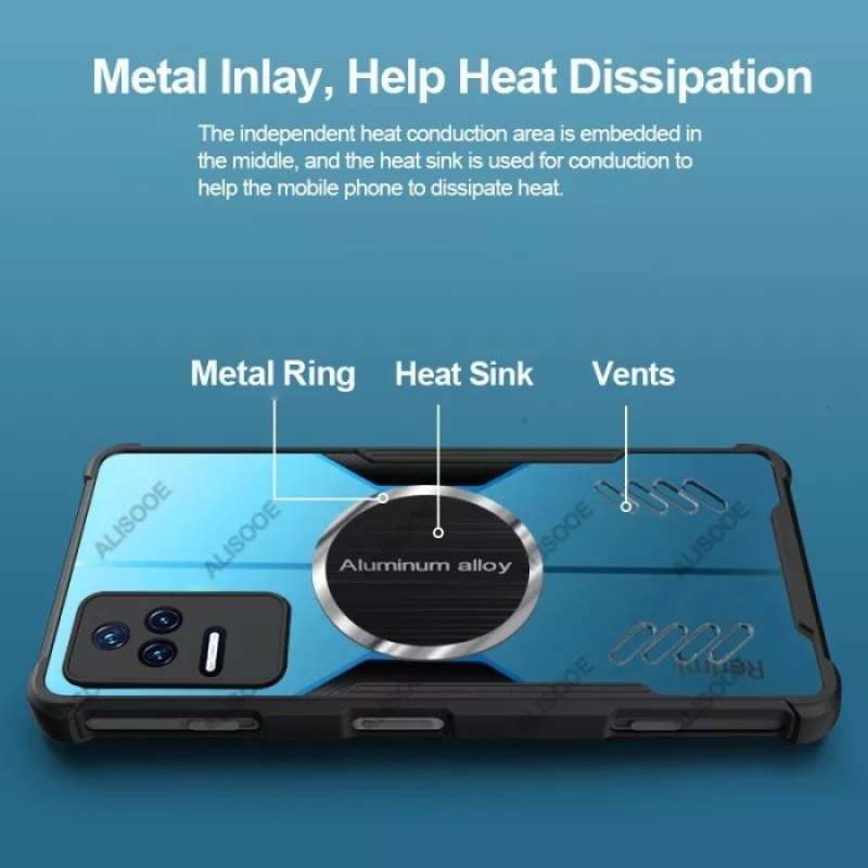 Jual Case Casing Xiaomi Poco F4 Gaming Cooling Cover Heat Dissipation ...
