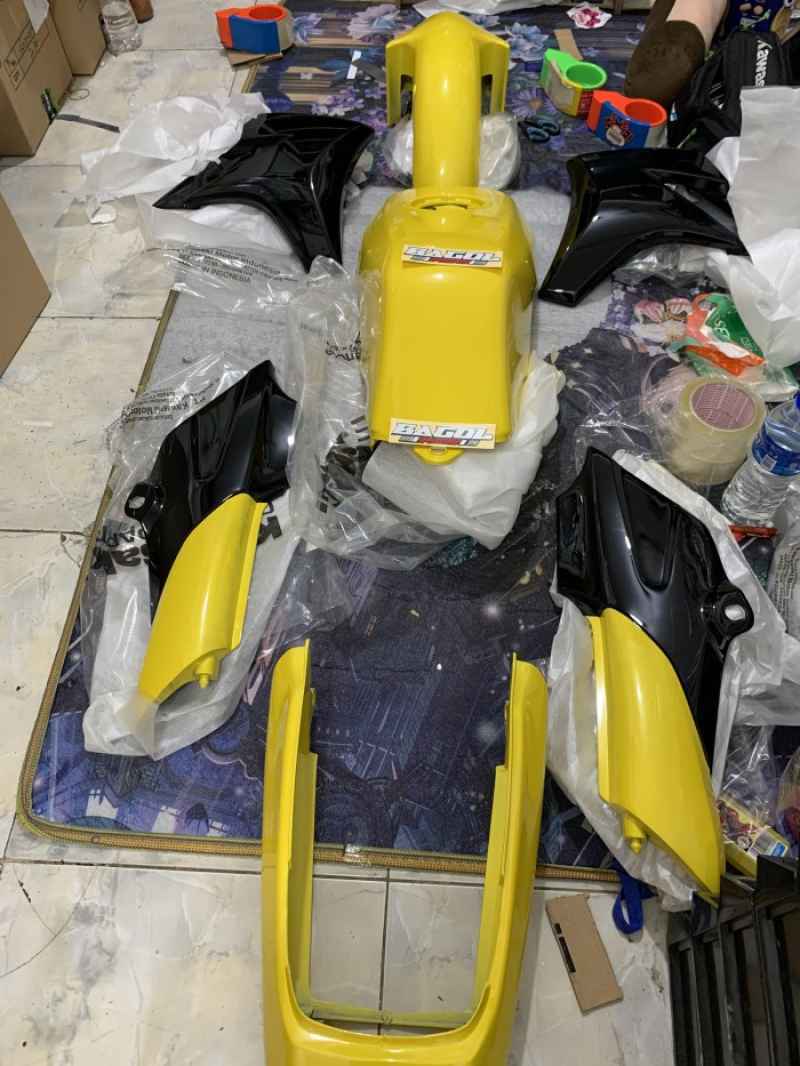 Jual Body Full Set Tangki Ninja Ss R Kuning Original Kawasaki di Seller ...
