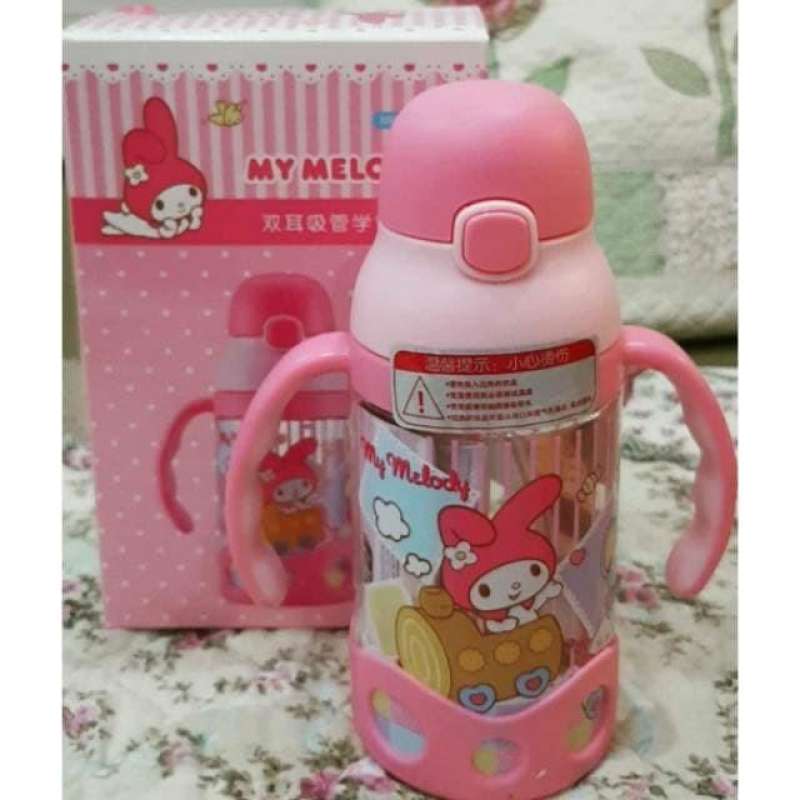 Jual Botol minum anak Disney original Melody pink BPA free/botol minum ...
