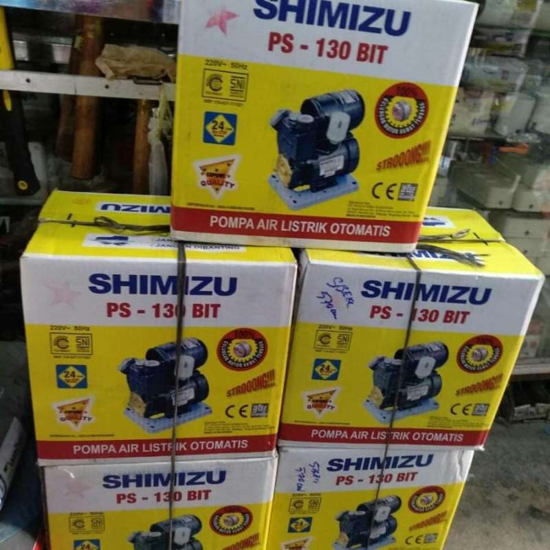 Jual SHIMIZU PS130BIT Pompa Air listrik shimizu ps 130 bit auto di ...