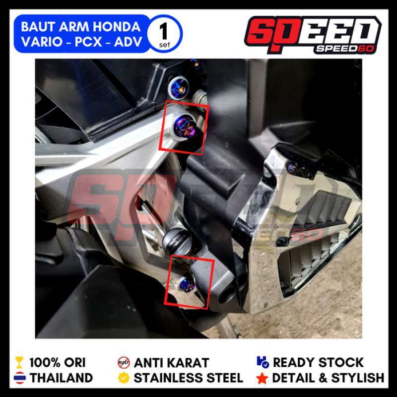 Promo Baut Swing Arm Krengkes Vario 125 150 Vario New Probolt Stainless ...