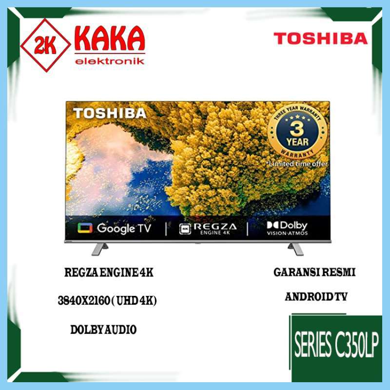 Jual TOSHIBA 50C350LP TV 50 INCH NEW 4K GOOGLE TV UHD HDR 50C350LP C350 ...