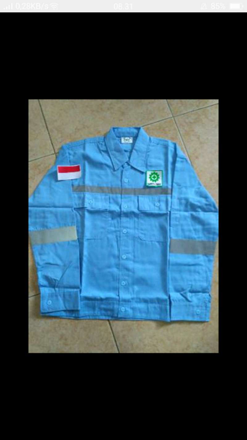 Promo Baju Seragam Kerja+logo Safety Diskon 4% Di Seller Aksara_store ...