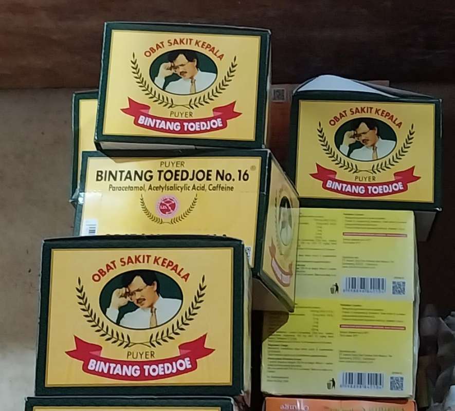 Jual PUYER BINTANG TOEDJOE OBAT SAKIT KEPALA 1 BOX di Seller SAM Grosir ...