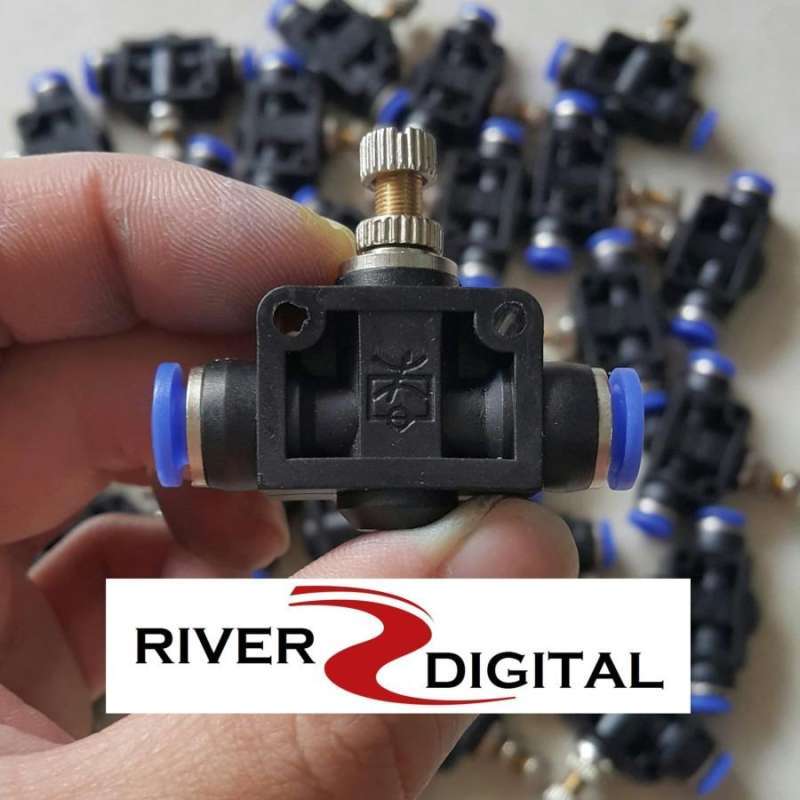 Jual Aquascape Kran Co2 Diy Pneumatic Fitting Valve Speed / Flow ...