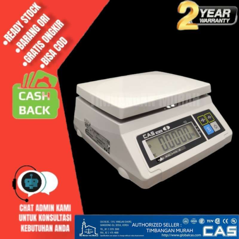 Promo Timbangan Meja Digital Cas Sw-1A/Timbangan Kueh/Sembako/ Sarang ...