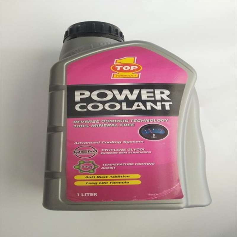 Promo Air Radiator Power Coolant Top One Merah 1 Liter Promo Diskon 1% ...
