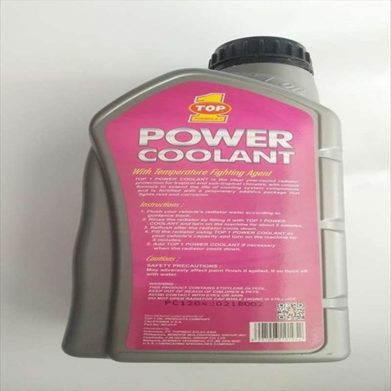 Promo Air Radiator Power Coolant Top One Merah 1 Liter Promo Diskon 1% ...