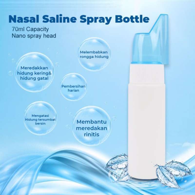 Jual Nasal Spray Bottle Botol Cuci Hidung Neti Pot Mini Portable 70ml ...