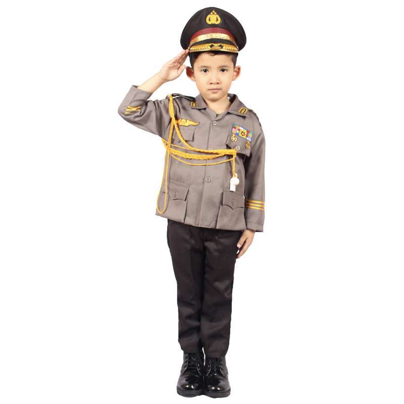 Jual BAJU PROFESI ANAK TK KOSTUM KOMBI POLISI MERK KIJANG di Seller ...