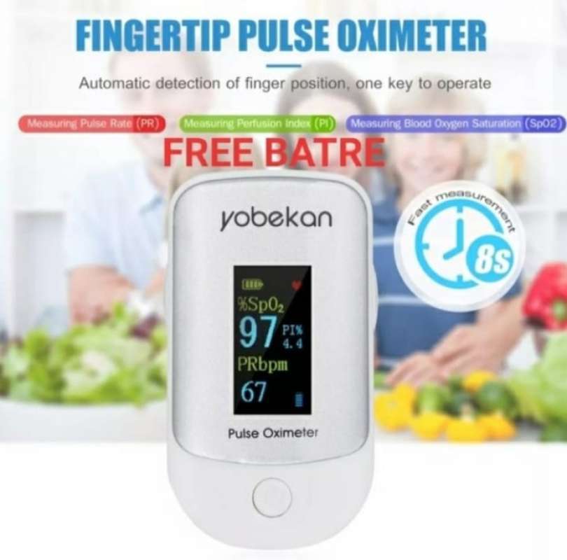 Jual Fingertip Pulse Oximeter Oximetry Sp02 Saturation Monitor - Contec ...
