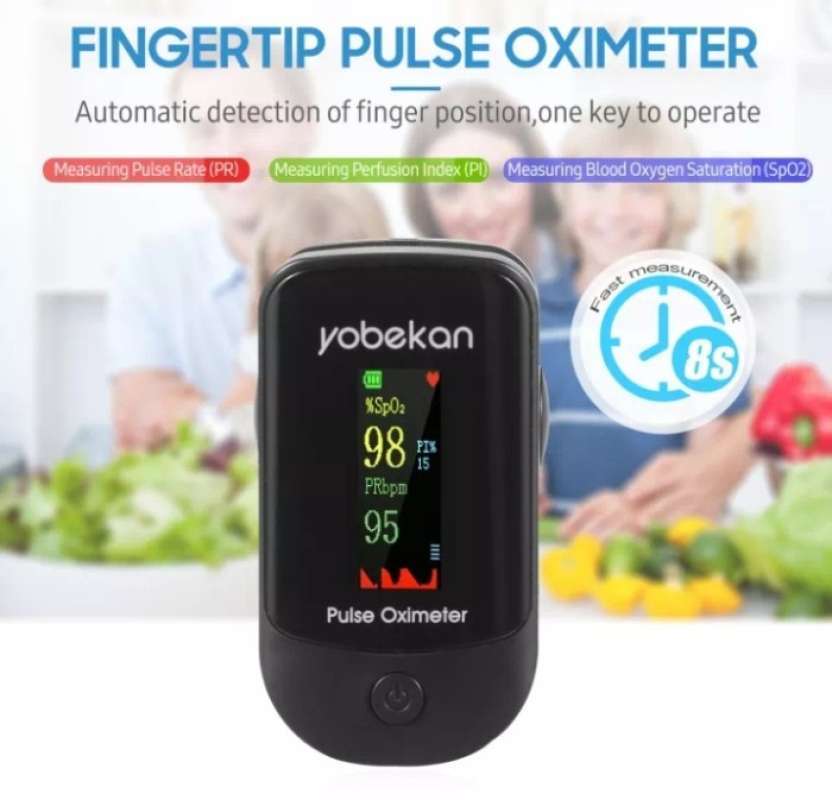 Jual Fingertip Pulse Oximeter Oximetry Sp02 Saturation Monitor - Contec ...