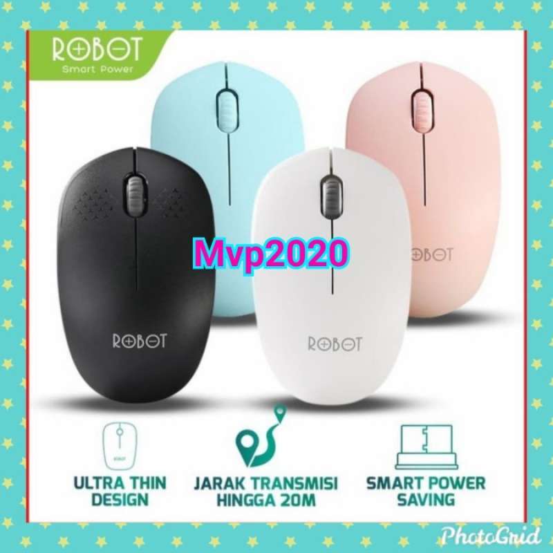 Promo Mouse Wireless Robot Original Diskon 21% di Seller Meena Store ...