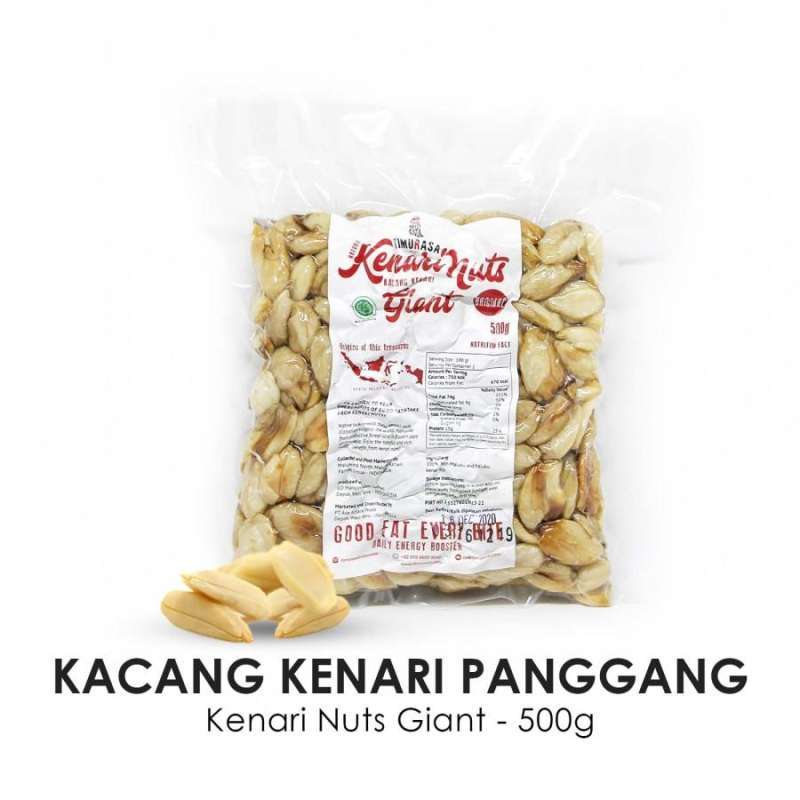 Jual Kacang Kenari Panggang Original-giant Kenari Nut Roasted 500g Di ...