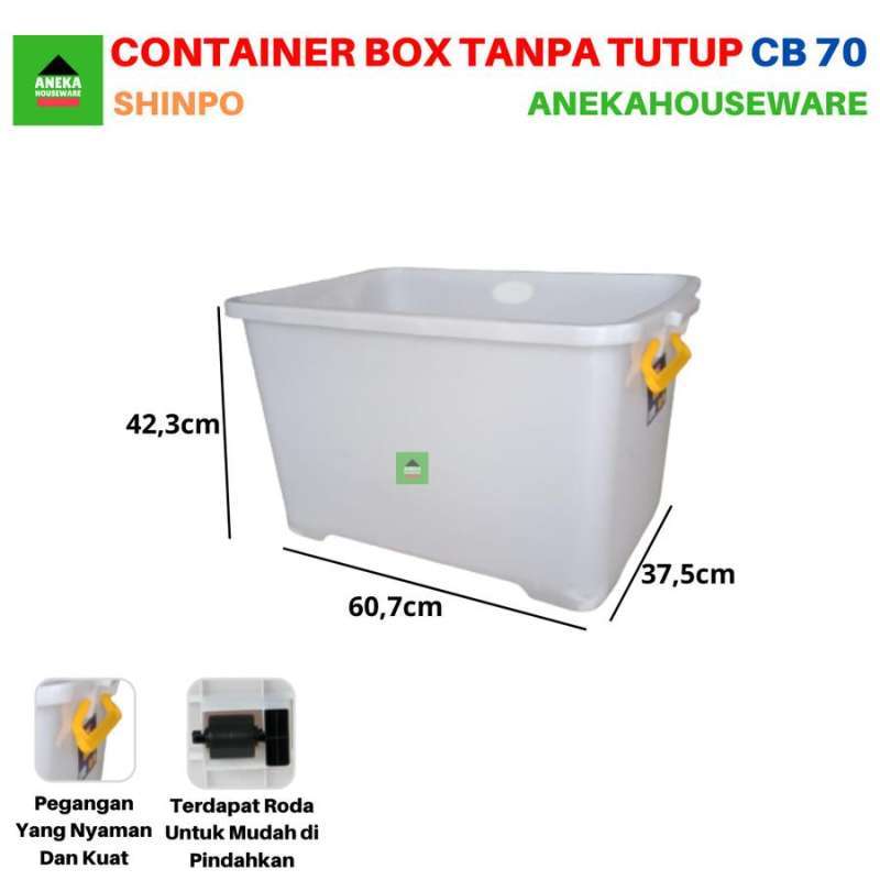 Jual Container Box Plastik Serbaguna ( Tanpa Tutup ) CB 70 Shinpo di ...