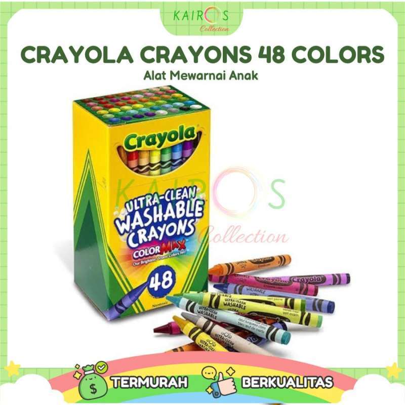 Jual Crayola Crayons 48 Colors Alat Warna Anak di Seller Kairos Collection - Kota Surabaya, Jawa ...
