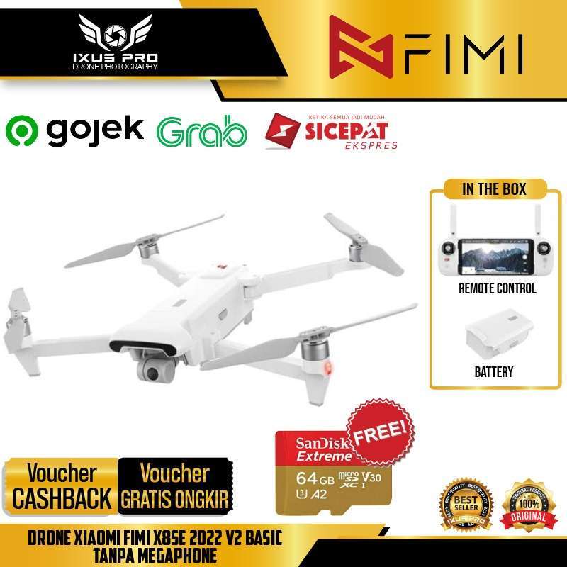 Jual FIMI X8SE 2022 V2 Drone GPS 10KM 4k 48MP 3-axis Gimbal With Megaphone NEW di Seller Ixuspro ...