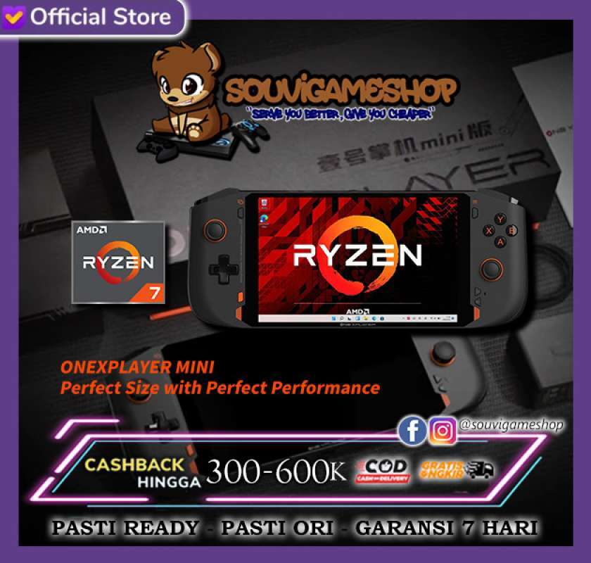 Jual ONEXPLAYER ONEXPLAYER MINI 7 INCH PORTABLE PC WINDOWS11 AMD R7 ...