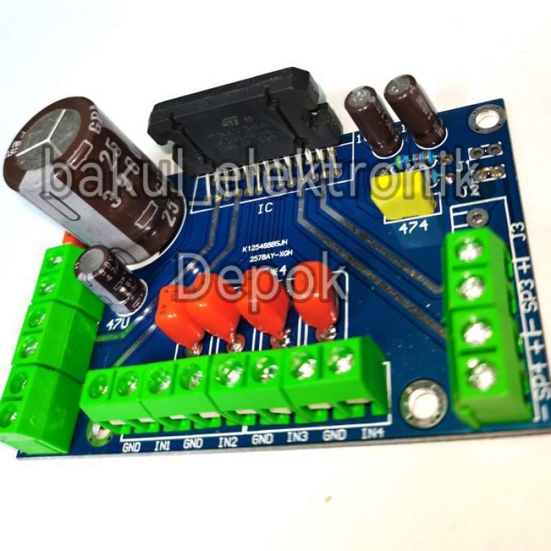 Jual Power Amplifier 12v 4 Channel Tda7388 4X41W Quad Audio di Seller Maju Sejahtera Shop - Kota ...