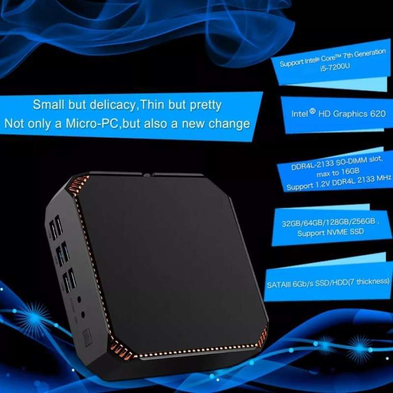 Jual Mini Pc Ck2 Intel Core I5 7200u Hdmi Vga Dp 4k Wifi Ssd Windows 11 ...
