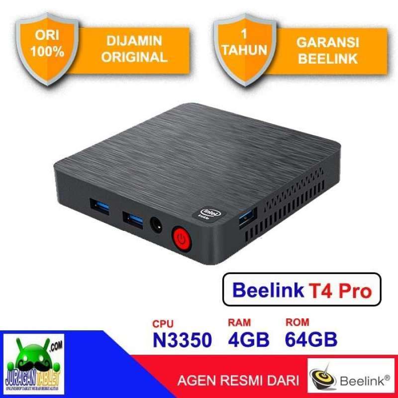 Promo Mini Pc Beelink T4 Pro N3350 4/64gb Dual Hdmi Wifi Windows 10 Diskon 3% Di Seller ...