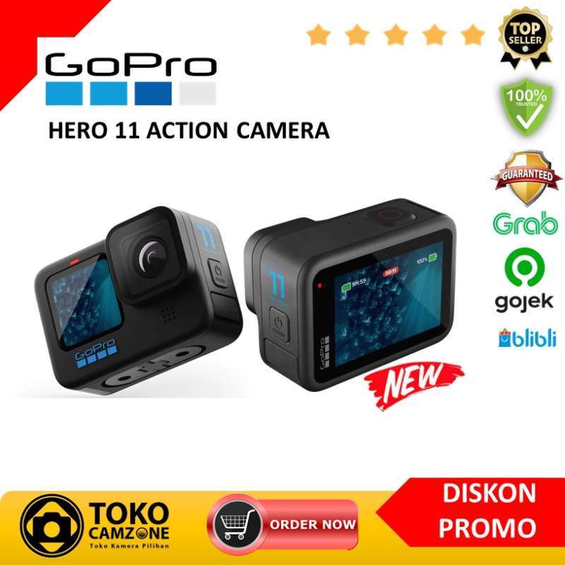 Promo Gopro Hero 11 Action Camera Gopro Garansi Resmi - tokocamzone Diskon 10% di Seller Toko ...