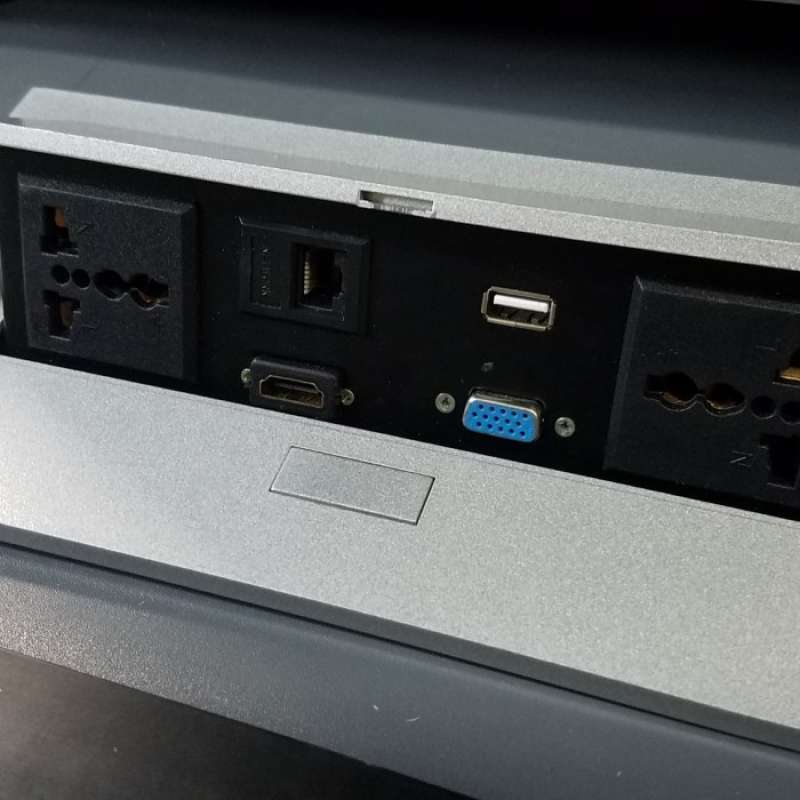 Promo Table Top / Stop Kontak Colokan Listrik Meja / Lan / Vga / Hdmi ...