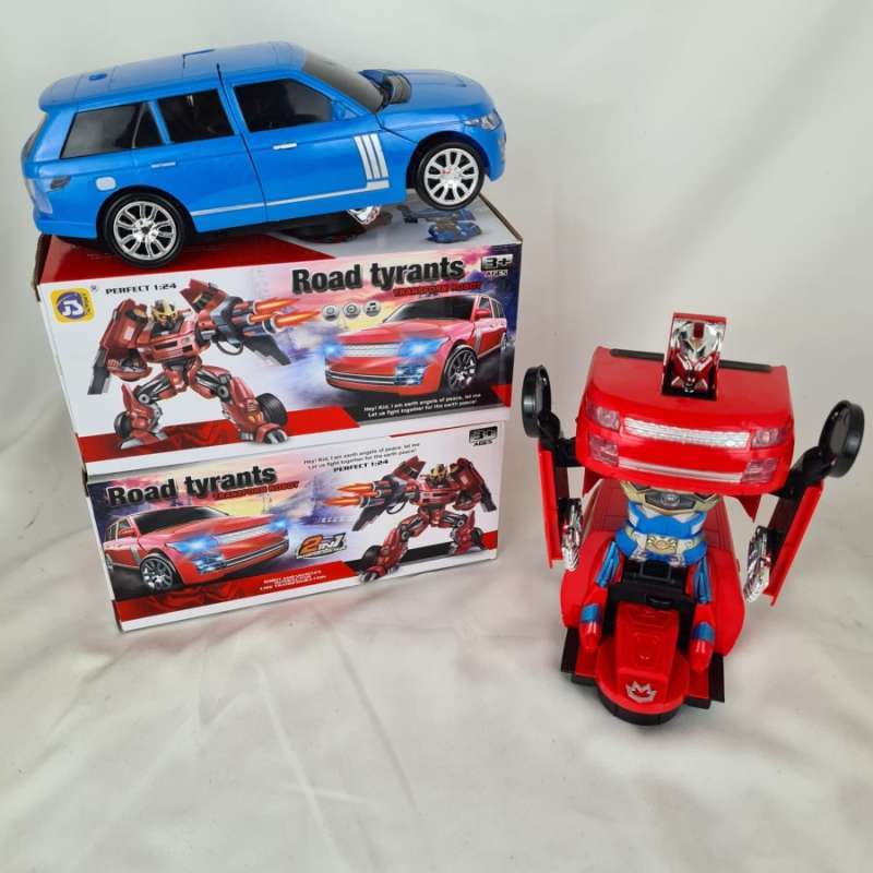 Jual Mainan Mobil Road Tyrants Berubah Jadi Transformer Robot 2in1 Di ...