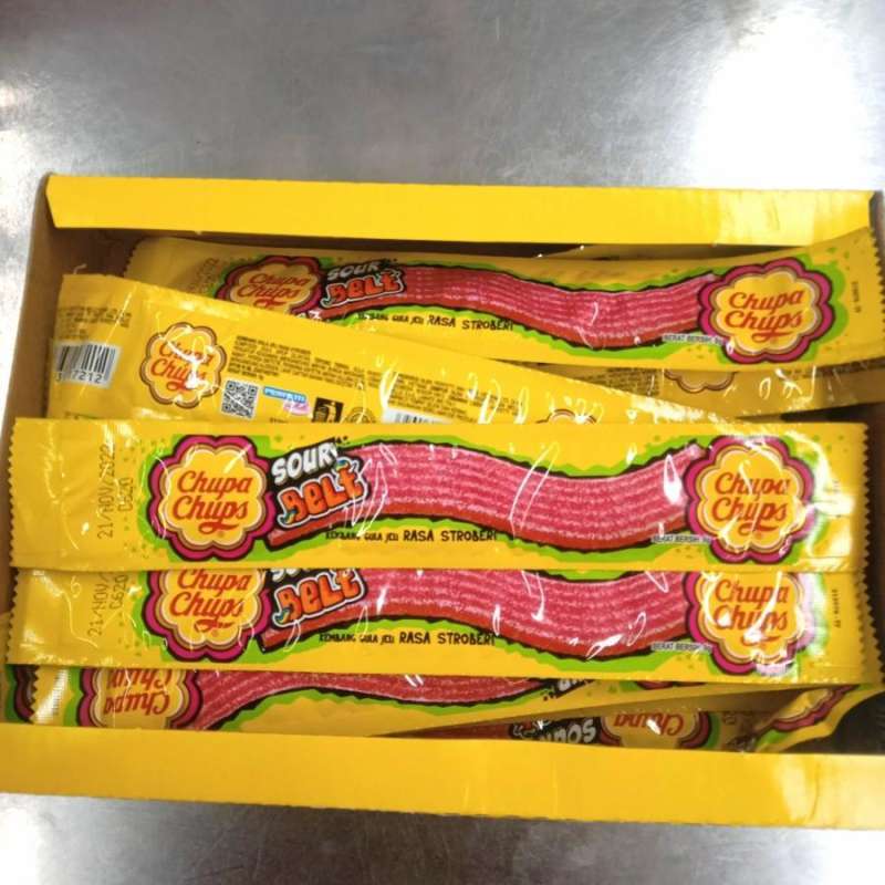 Jual Chupa Chups Permen Sour Belt di Seller Doa_Mamah shop - Krukut, Kota Jakarta Barat | Blibli