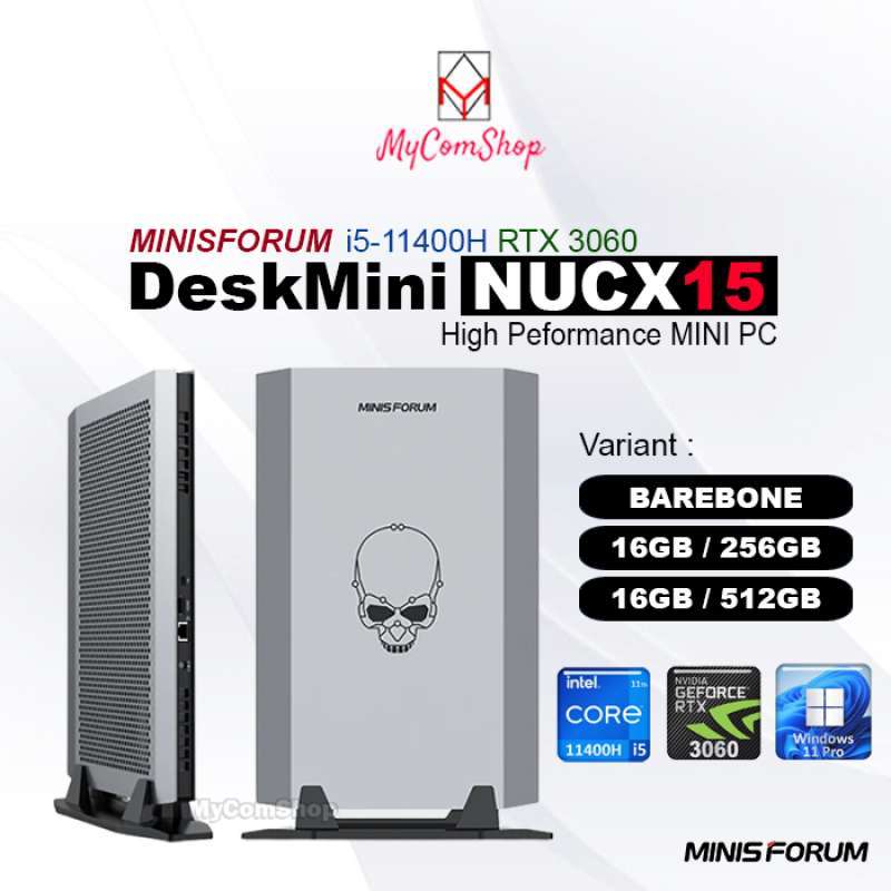 Jual MINISFORUM NUCXI5 MINI PC INTEL CORE i5-11400H NVIDIA RTX 3060 6GB ...