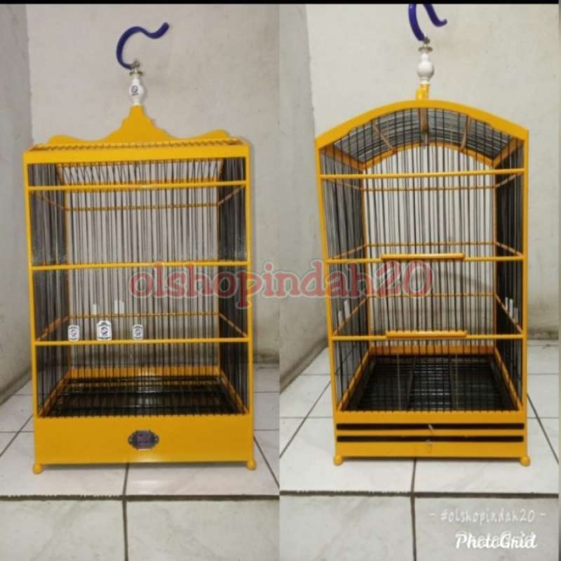 Promo Kandang Burung Kotak Ebod No 1 Kuning Diskon 10% di Seller Allure ...