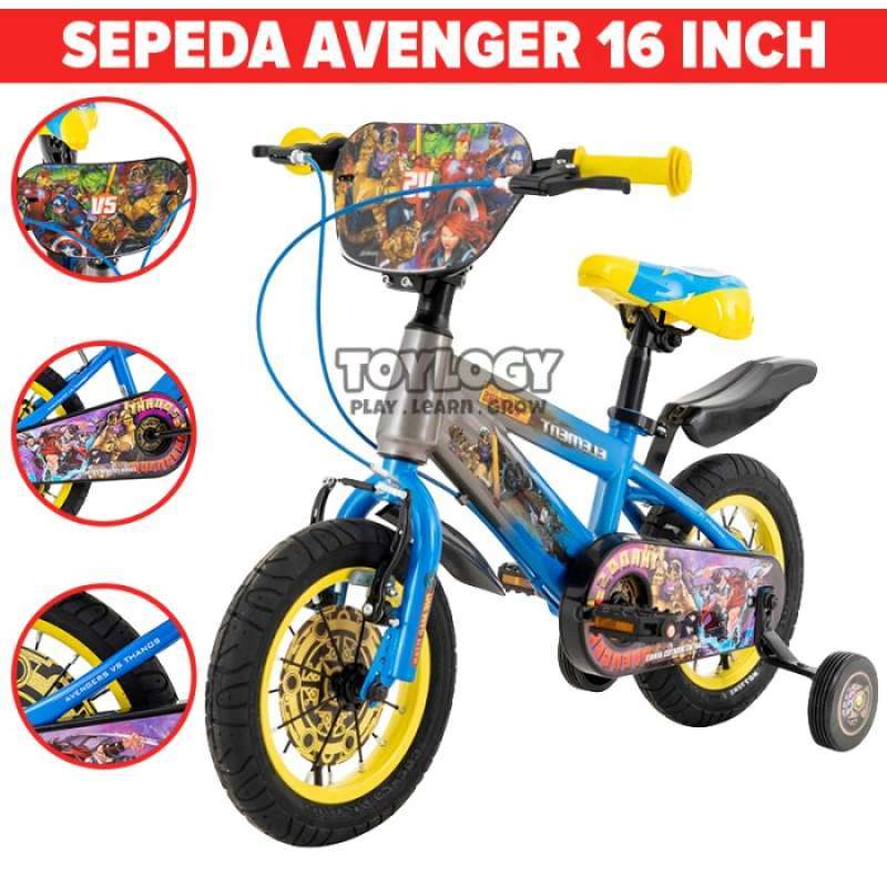Promo Sepeda Anak Element Kids Bike Avengers Vs Thanos 16 Inch Gowes ...