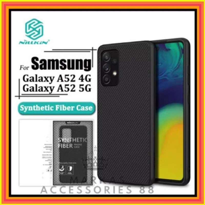 Jual SAMSUNG GALAXY A52 5G / 4G NILLKIN SYNTHETIC FIBER ORIGINAL HARD CASE di Seller Kasamso ...