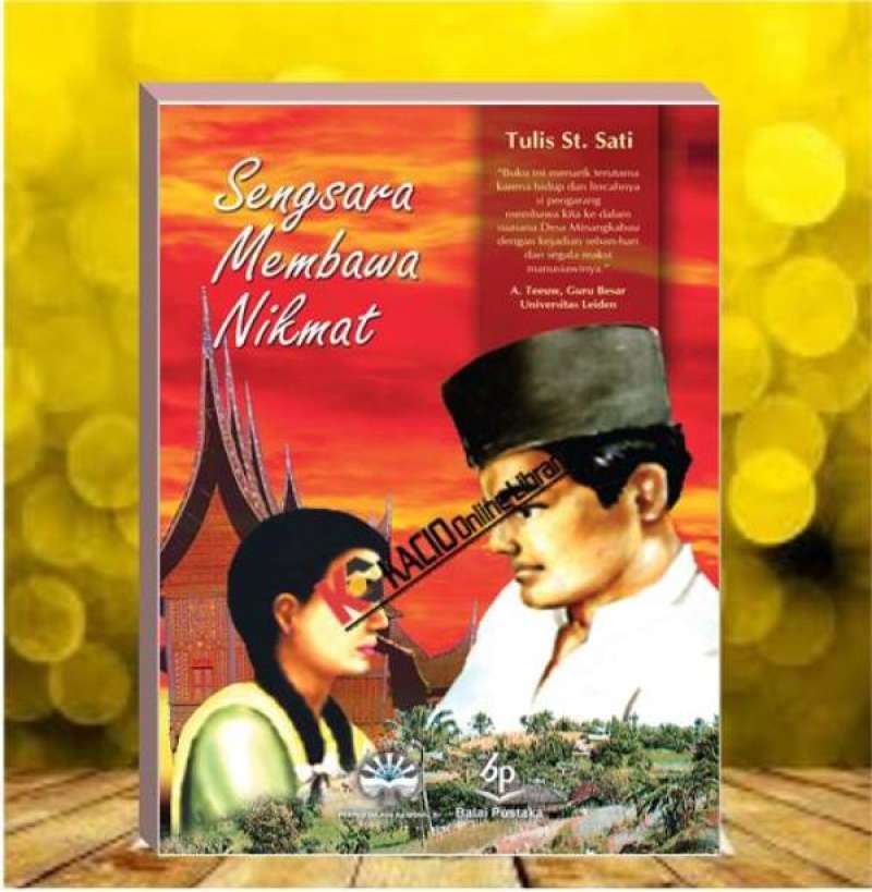 Jual Novel Sengsara Membawa Nikmat. Tulis Sutan Sati. Balai Pustaka ...