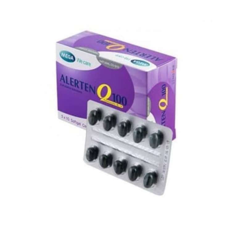 Promo Allerten Q100 1box /Coenzyme Q10 100mg Diskon 23% di Seller ...