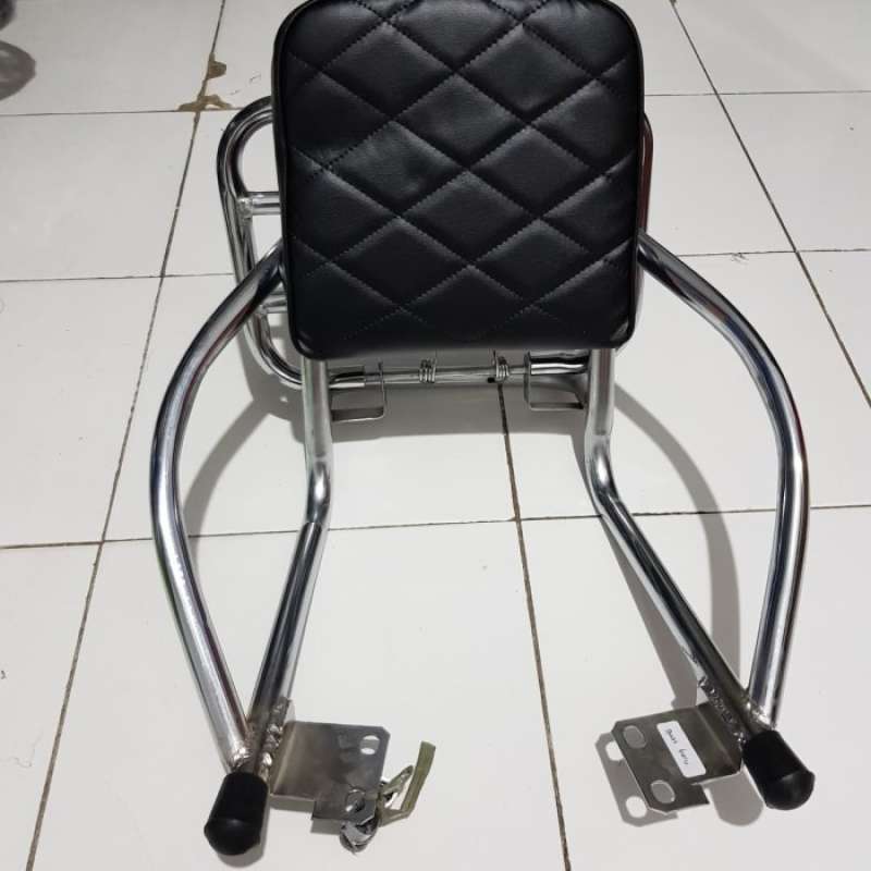 Jual braket sandaran motor matic warna chrome model mantap kuat di ...