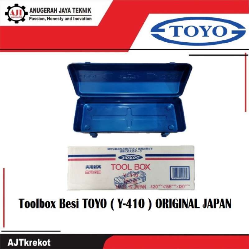 Jual Tool Box Besi 1 Susun Toyo Y410 Made Japan Toyo Toolbox 420x155x120mm di Seller Dekorkamu ...