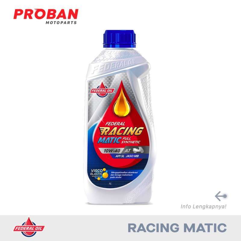 Jual FEDERAL RACING MATIC 1LT 10W40 di Seller Proban Motoparts - Grogol ...
