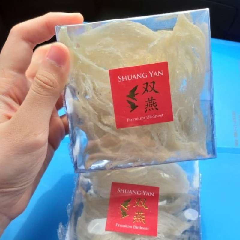Promo Wki - Sarang Burung Walet Kering Birdnest Bird' Nest - Shuang Yan ...